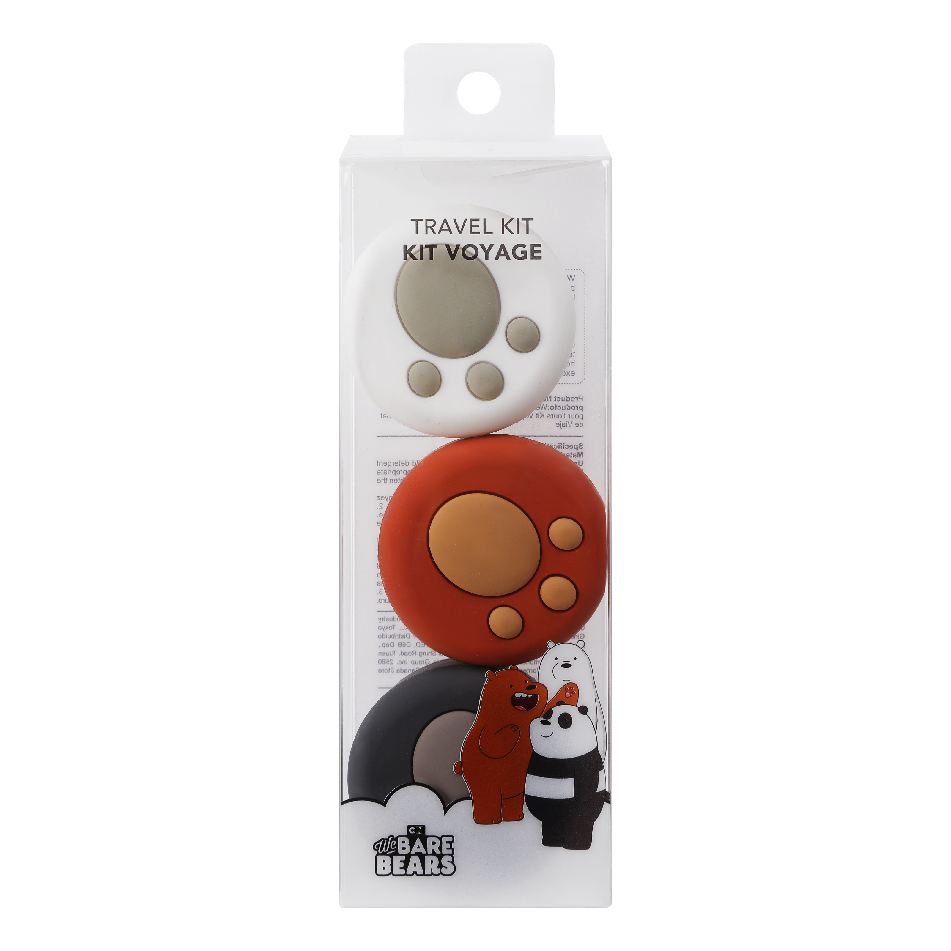 WE BARE BEARS Комплект кутийки за козметика, 3 бр. - MINISO България